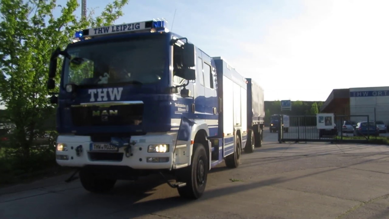 GKW1, GKW 2, MTW-Zugtrupp 1.TZ THW OV Leipzig - YouTube