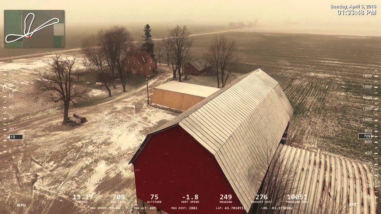 DJI Phantom 4 with Dashware Telemetry Overlay - YouTube