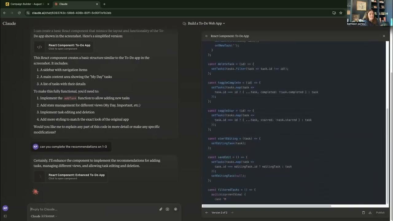 How to Use Claude to Create a Custom Web App No Coding Needed - YouTube