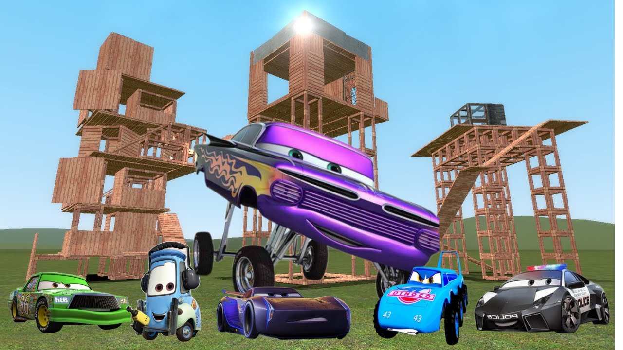 Lightning McQueen Family Nextbots vs Towers Gmod in Garry's Mod - YouTube