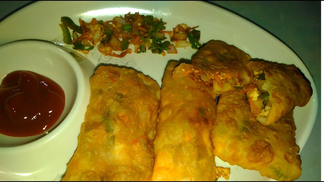 Easy Paneer Roll , chai nashta , recipe , maida roll - YouTube