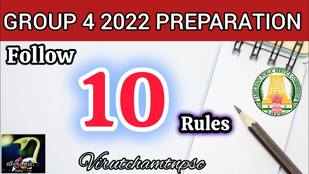 Group 4 2024 preparation - Follow 10 Rules to clear Group 4 Exam ...