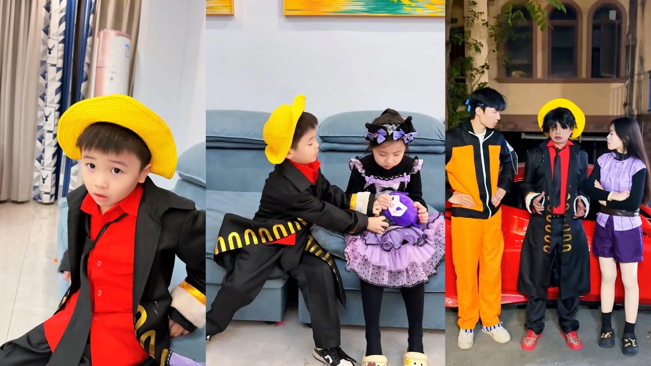 路飞被姐姐和小路飞控制#海贼王#路飞 - YouTube