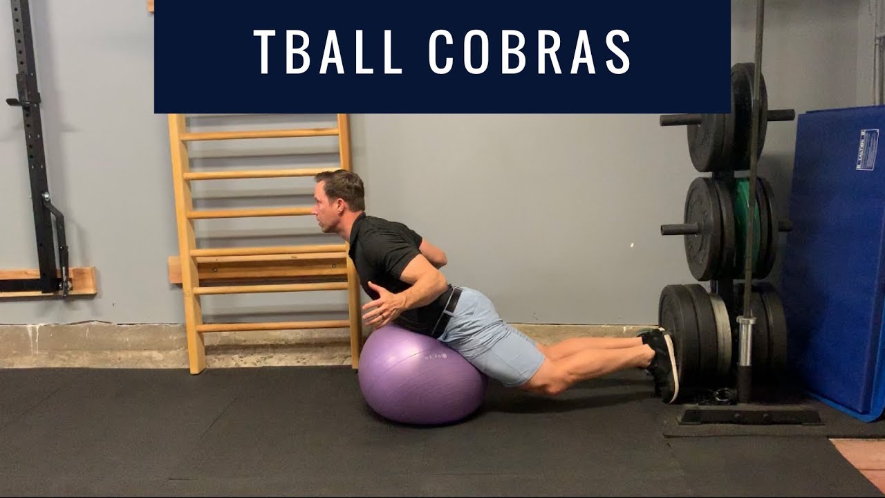 Home Exercise: Theraball Cobras - YouTube