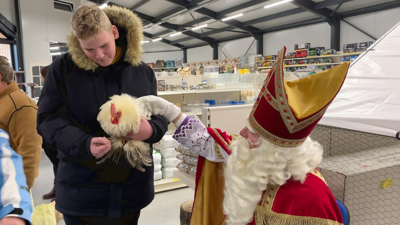 Sinterklaas en Pieten bij Agro Tuin & Dier - YouTube
