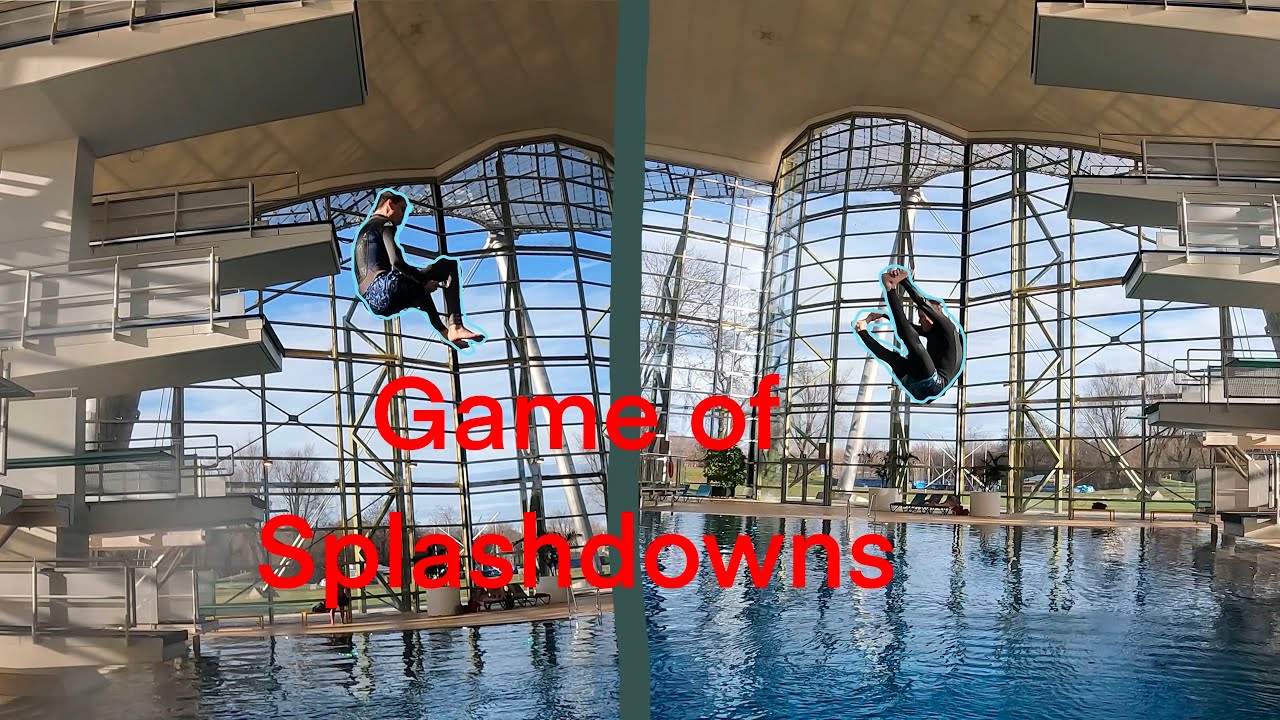 X-diving splashdown Challenge - YouTube