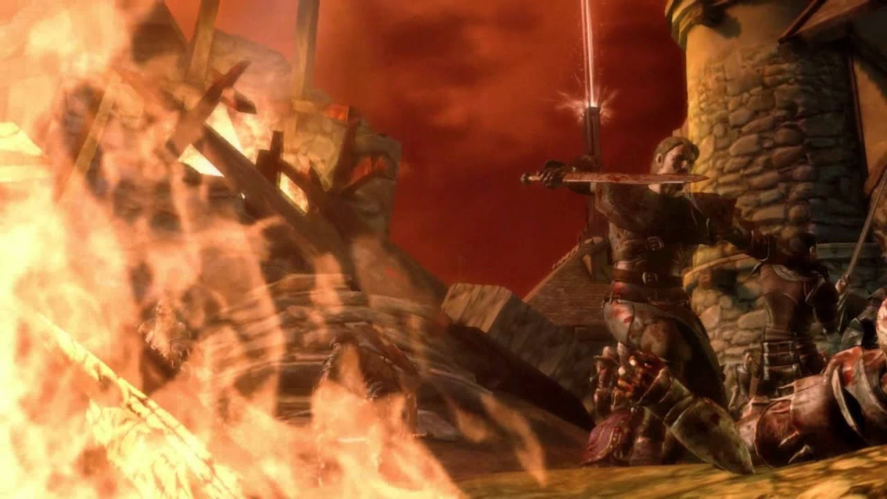 Killing archdemon: Human Warden (ritual done) [Dragon Age: Origins ...