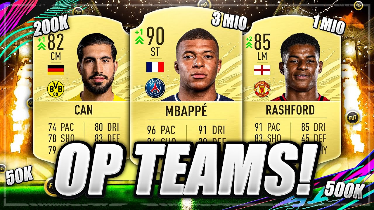 FIFA 21: DIE BESTEN OP-TEAMS (50K, 200K, 500K, 1MIO, 3,5MIO)🔥🔥 - YouTube