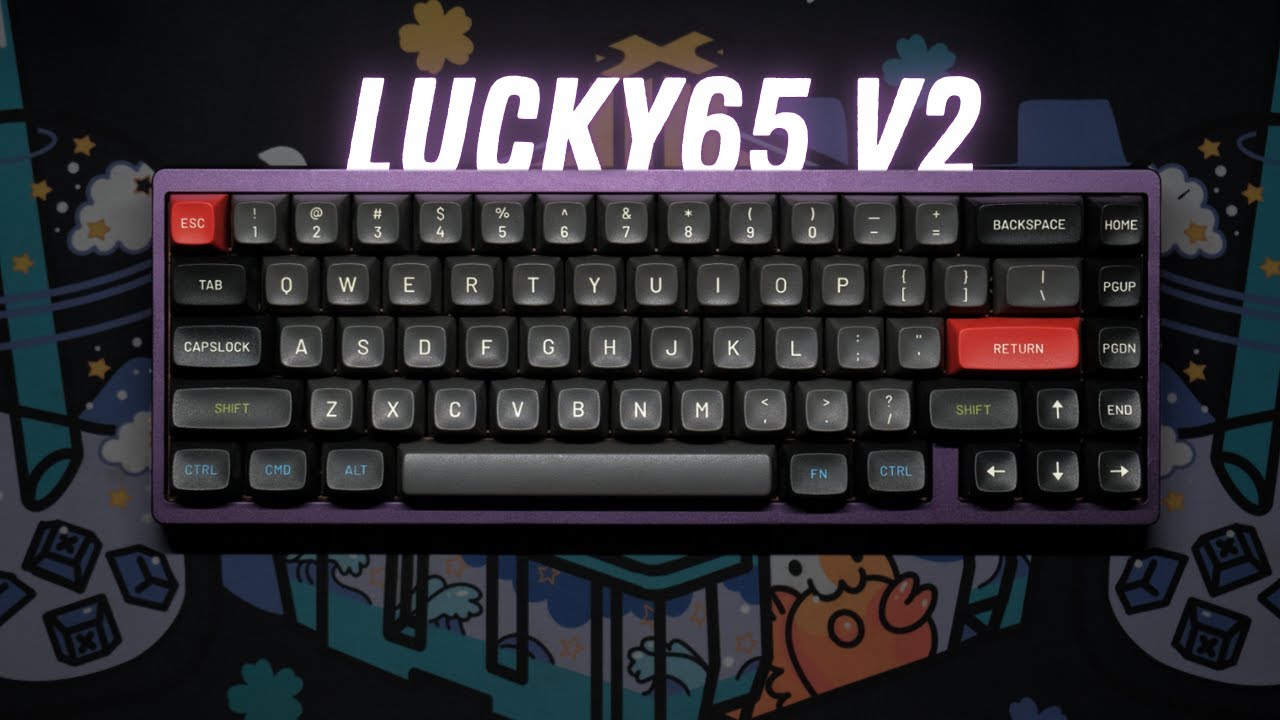 Lucky65 V2 Thoccy Sound Test | Gateron Lunar Probe & MT3 Susuwatari ...