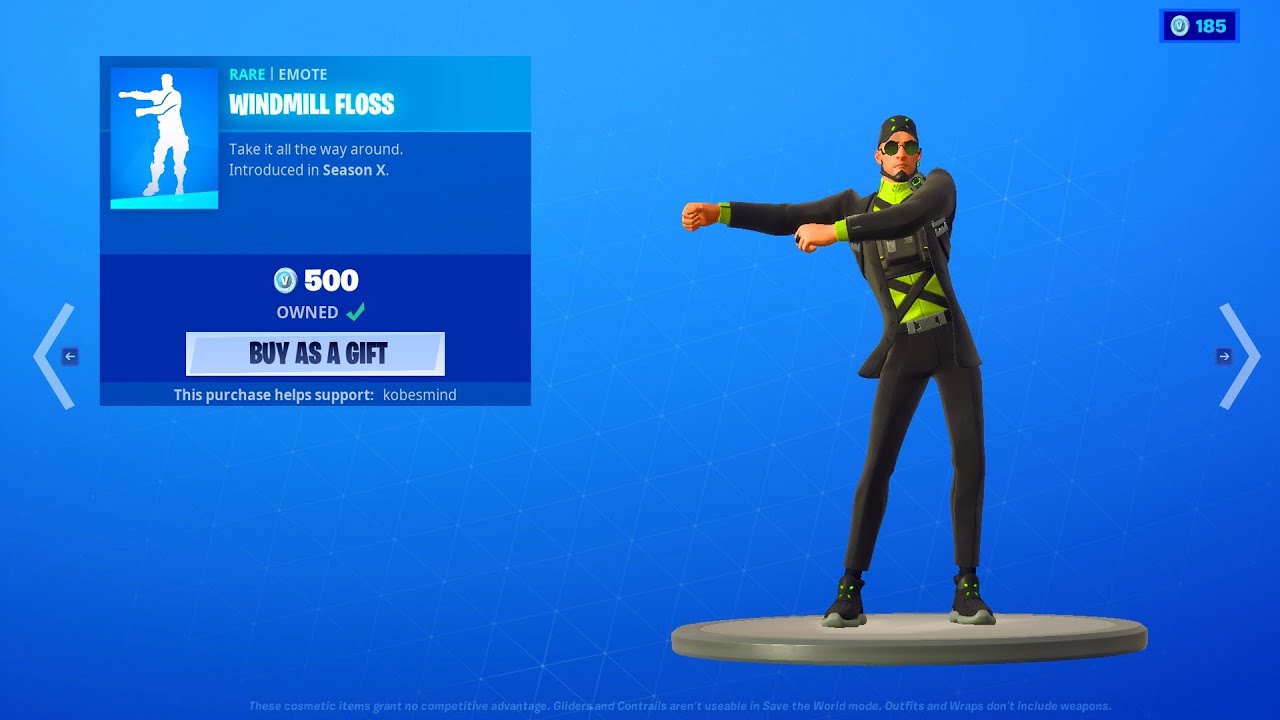 Windmill Floss Emote In The Fortnite Item Shop! - YouTube