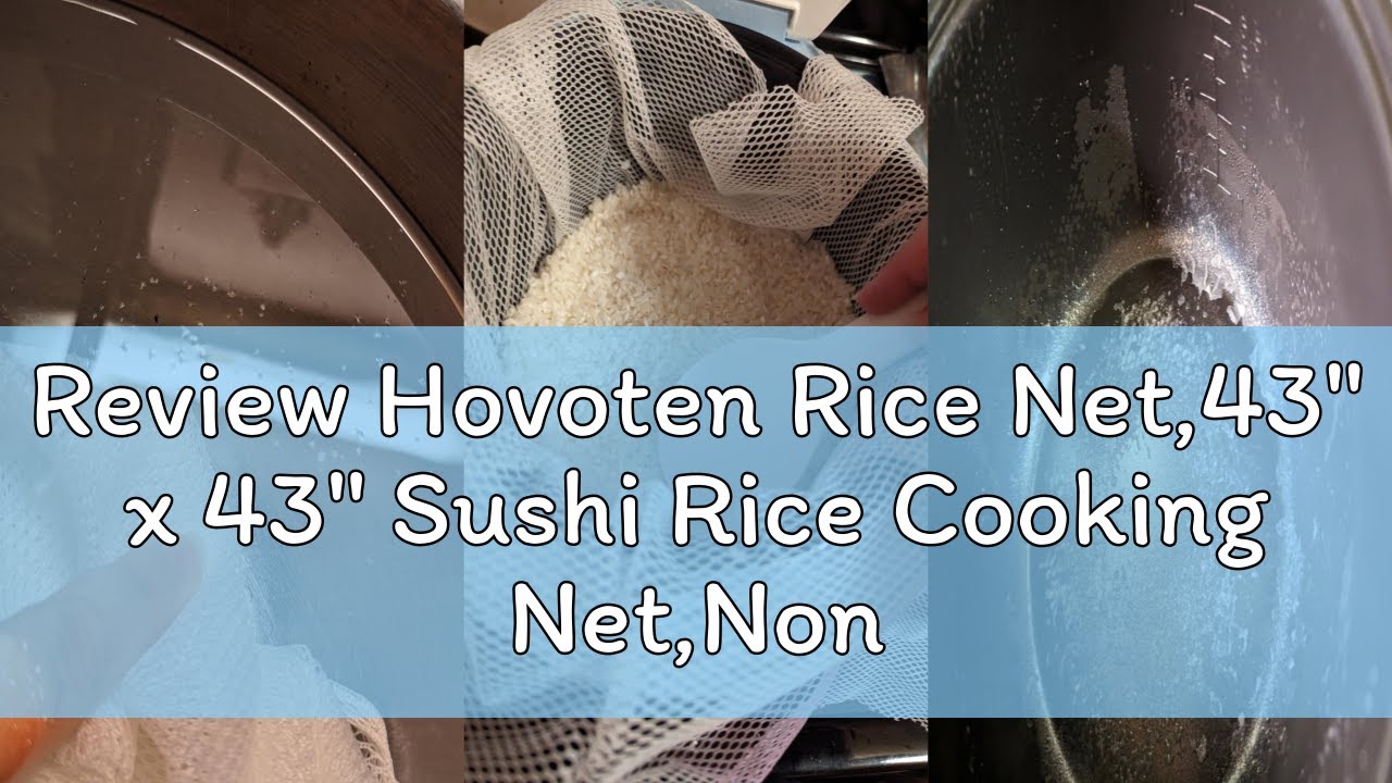 Review Hovoten Rice Net,43" x 43" Sushi Rice Cooking Net,Non-Stick Rice ...