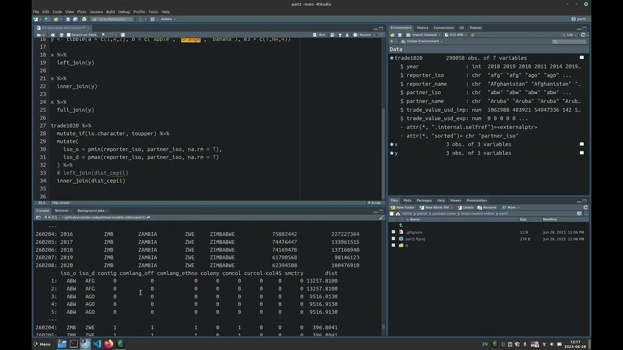 Linear Models in R - Part 2 - YouTube