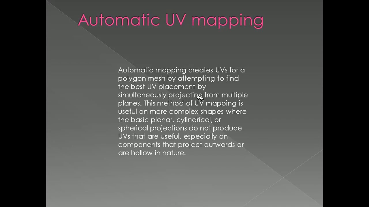 maya uv mapping tutorial - YouTube