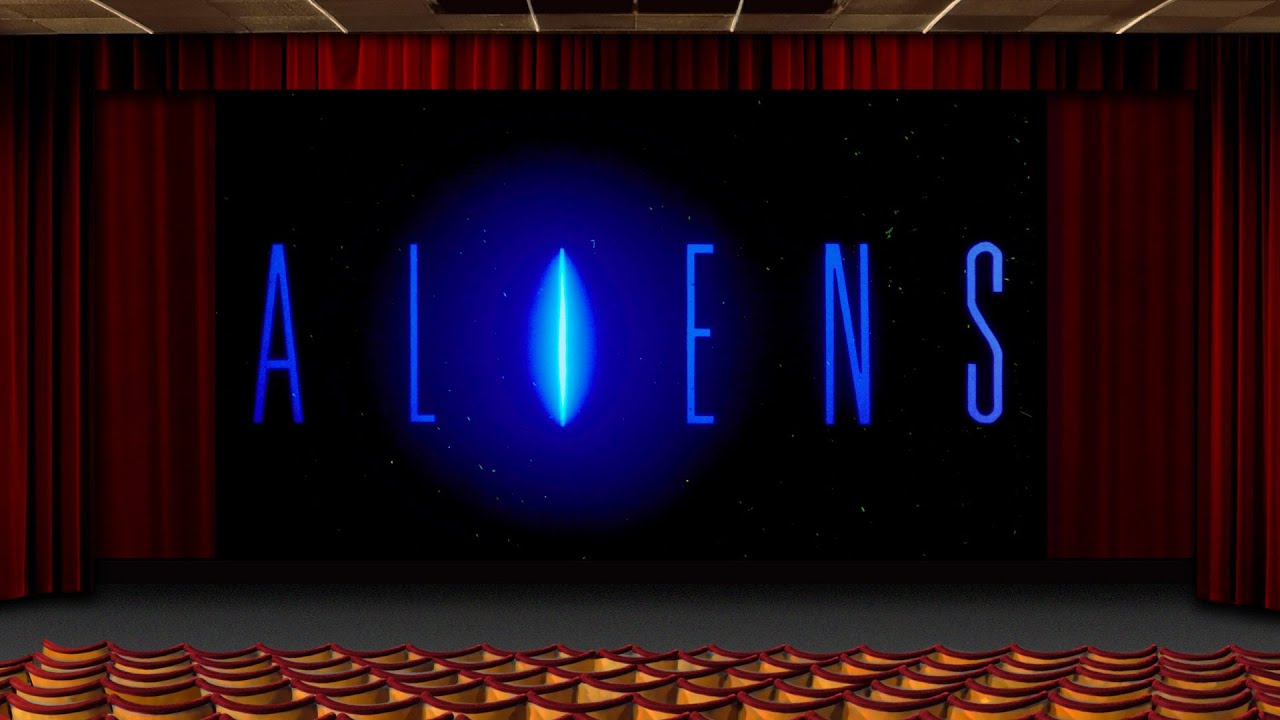 Cinema at home: Aliens (recreating Odeon cinema 1986 intro reel) - YouTube