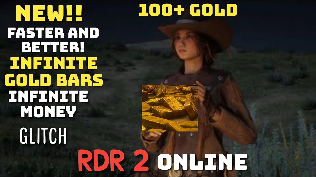 *NEW LOCATION* UNLIMITED GOLD BARS + MONEY GLITCH! RDR2 ONLINE - RED ...