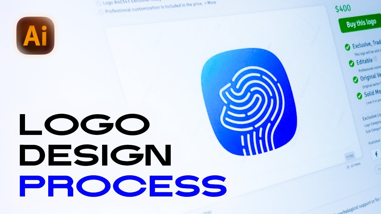 How to Design a Logo For AI | Logo Design Process From Start To Finish ...
