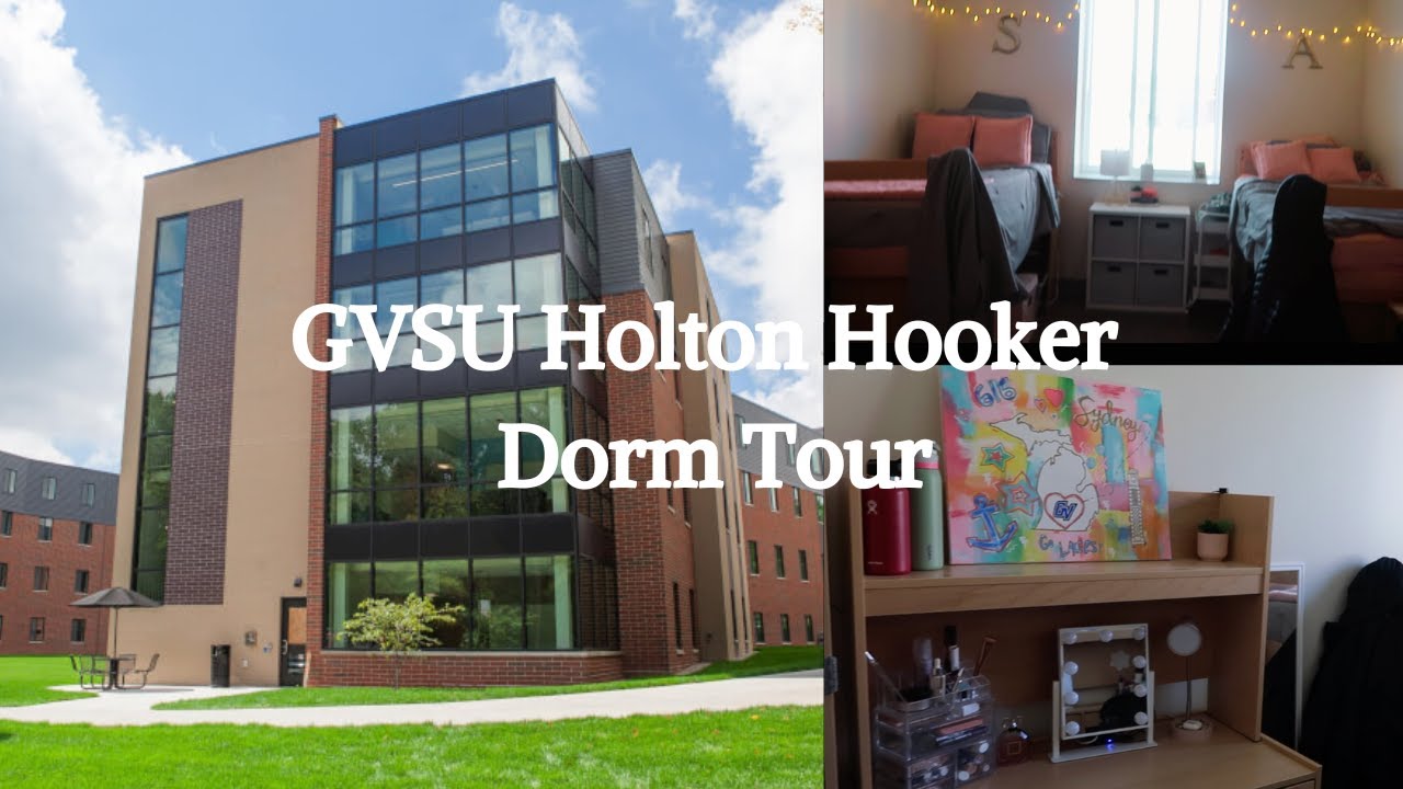 Grand Valley State University: Holton Hooker Dorm Tour - YouTube