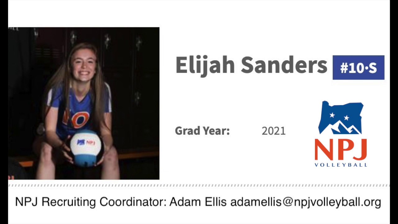 #10 Elijah Sanders 5'10 Setter | Class of 2021 | Game Highlights 1 ...