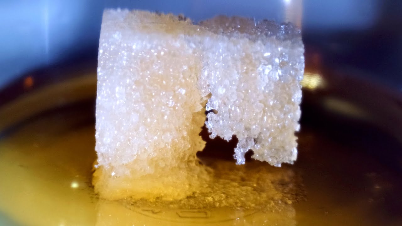sugar dissolving in liquid - 8K - YouTube