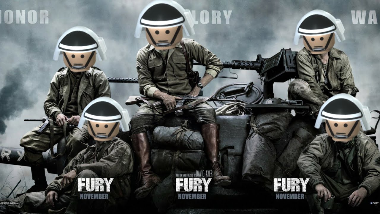 Fury town square battle but I put Lego star wars death sounds - YouTube