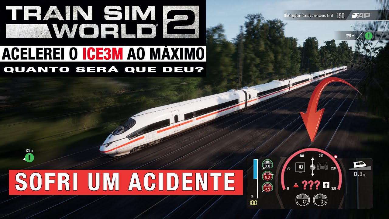 COLOQUEI A VELOCIDADE MÁXIMA NO ICE 3M | TRAIN SIM WORLD 2 | TSW2 ...