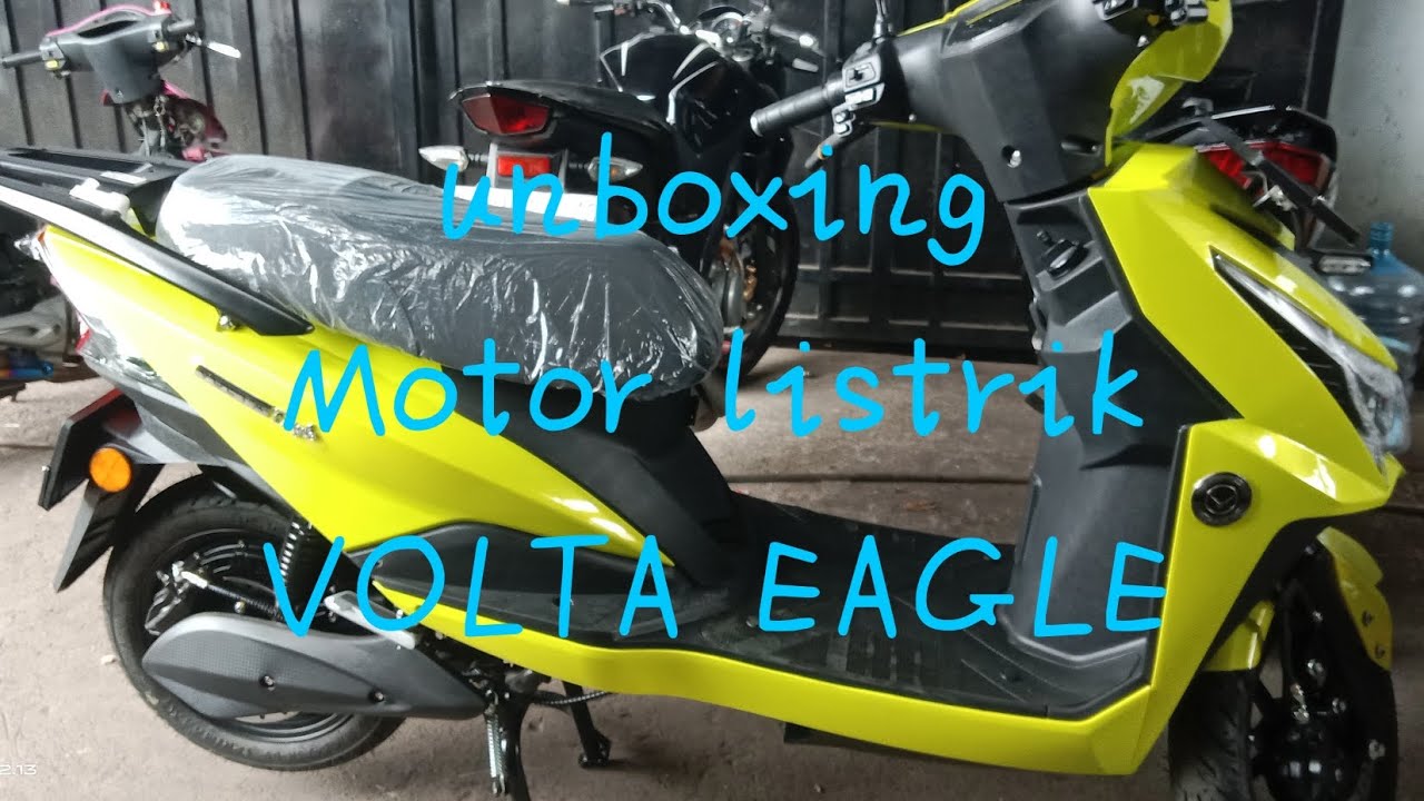 Motor listrik Volta eagle,bisa Semil untuk ojol - YouTube