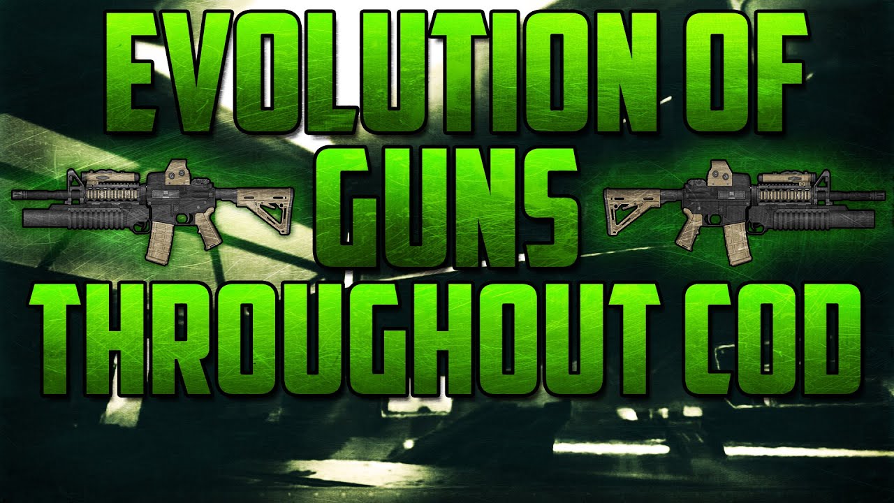 The Evolution of Guns Throughout Every Call of Duty - YouTube