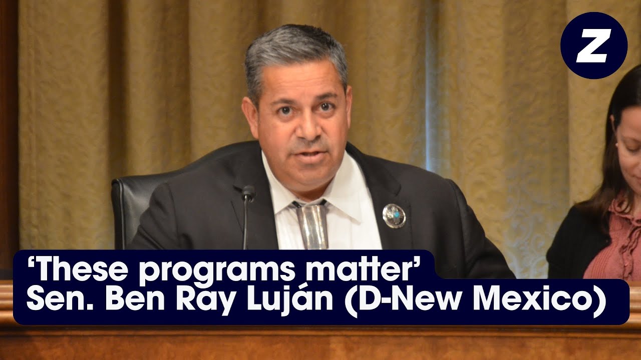'These programs matter': Sen. Ben Ray Luján (D-New Mexico) - YouTube