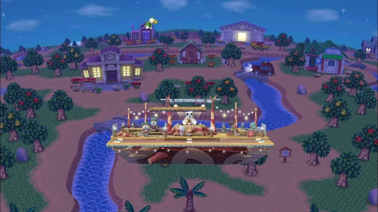 Smashville (Night) | Super Smash Bros Ultimate stage. - YouTube