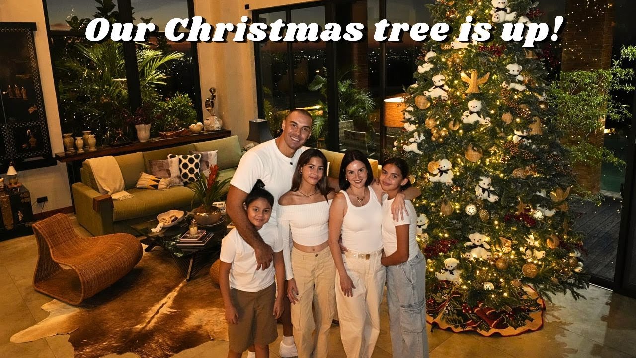 Our Christmas tree is up! - YouTube
