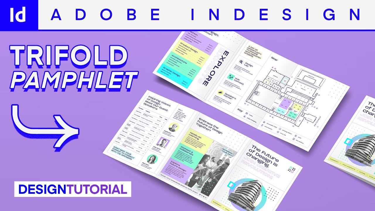 Create a TRIFOLD Pamphlet Easily In InDesign | Design Tutorial | Adobe ...