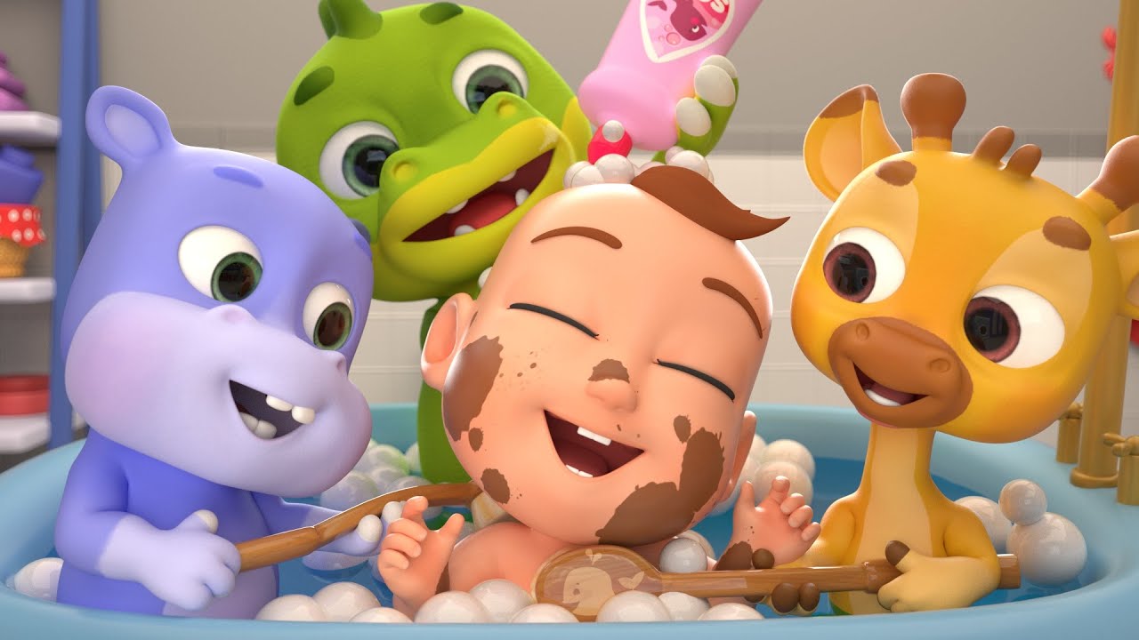 Bath Song Scrub-A-Dub Bubble | Almama - Baby Academy - YouTube