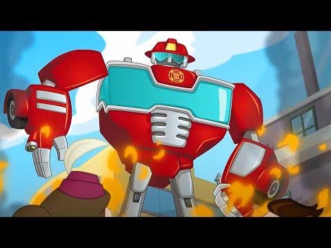 Fire Downtown! | Rescue Bots | Season 3 Episode 11 | Kids Cartoon | Transformers Junior
