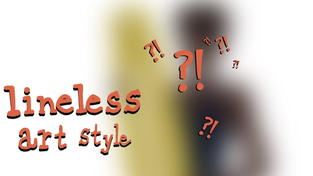 TRYING out LINELESS ART for the first time! - YouTube