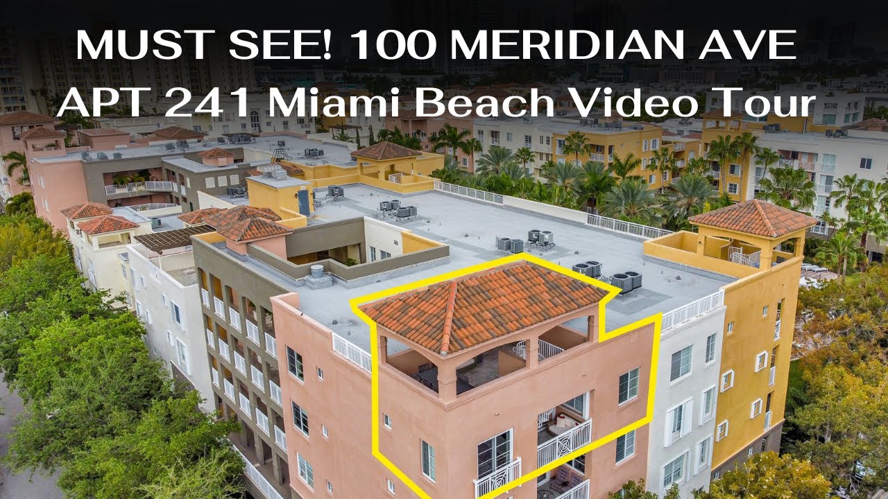 MUST SEE! 100 Meridian Ave APT 241 Miami Beach Video Tour #miamibeach # ...
