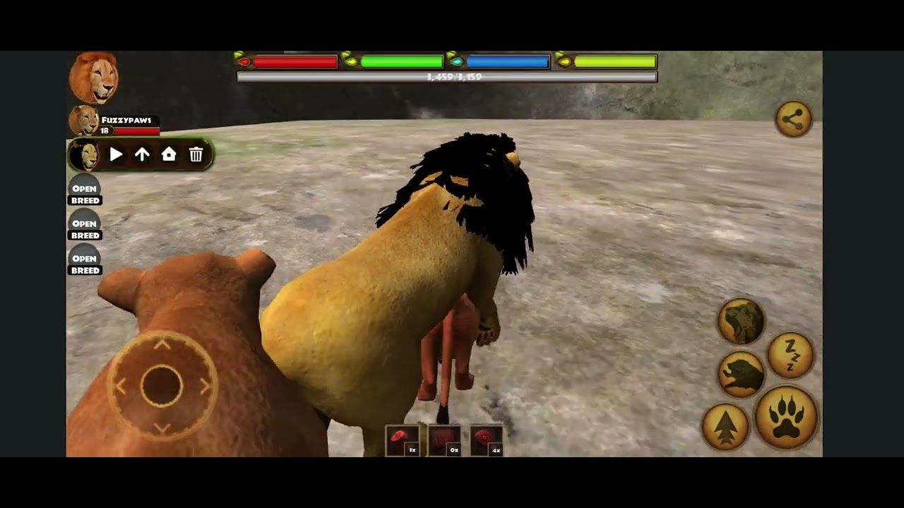 Ult Lion Sim|Leveling upto 20 and breeding a cub|. - YouTube