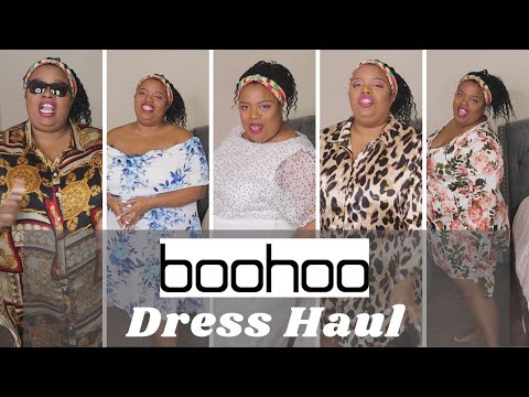 BooHoo Dress haul | BooHoo try on haul| Plus Size Try On Haul