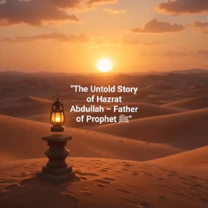 “Heart-Touching Story of Abdullah ibn Abdul Muttalib | Father of ...