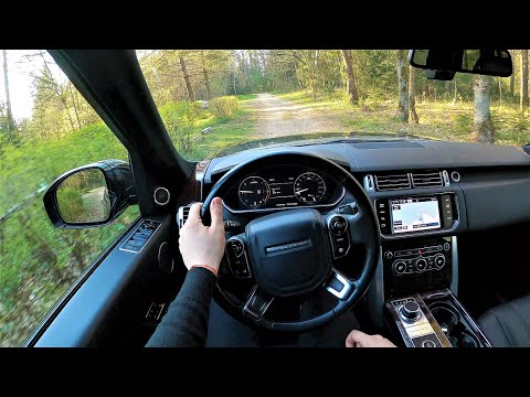 Range Rover Vogue 3.0l 258HP - Offroad POV Test Drive - Fuel consumption check