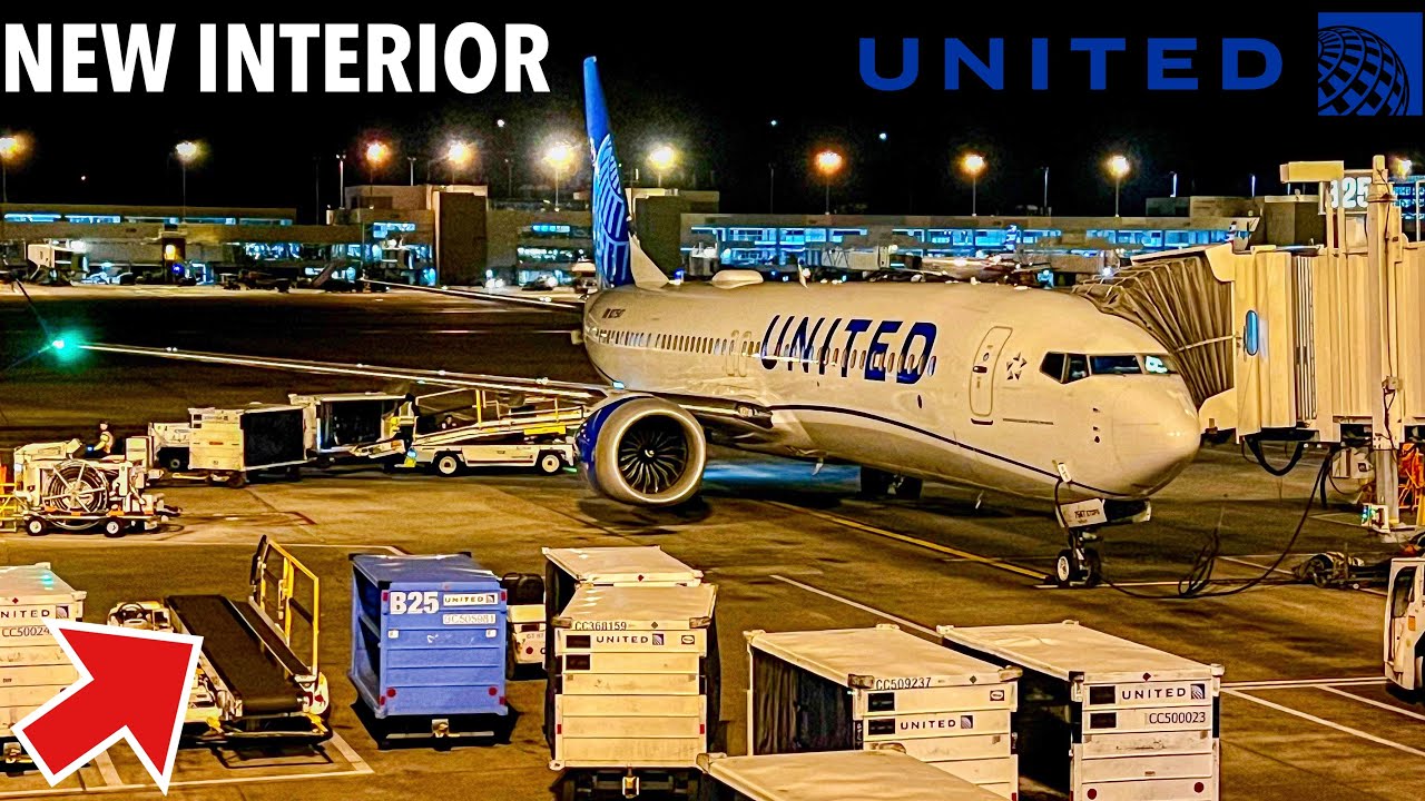 Flying United Airlines' NEW Interior onboard the Boeing 737 Max9! (Trip ...