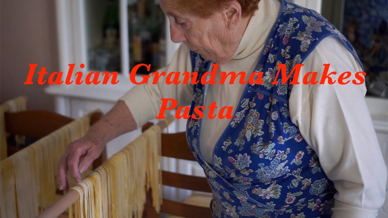Italian grandma makes pasta - YouTube