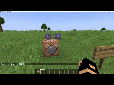 Minecraft: Airdrop test example - YouTube