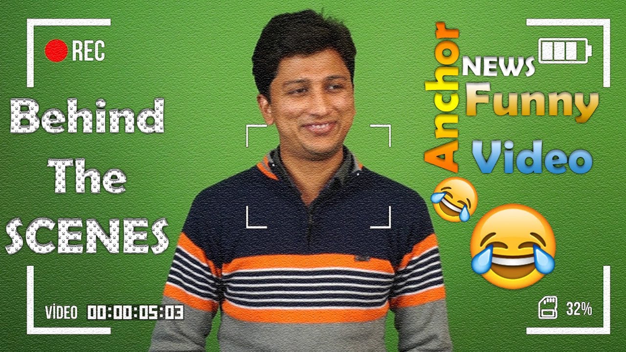 News Anchor behind the scenes | Making of News Anchor Shoot ...