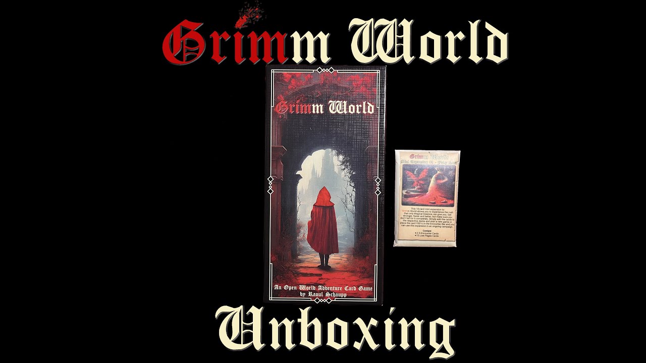 Grimm World - Unboxing of TheGameCrafter version - YouTube