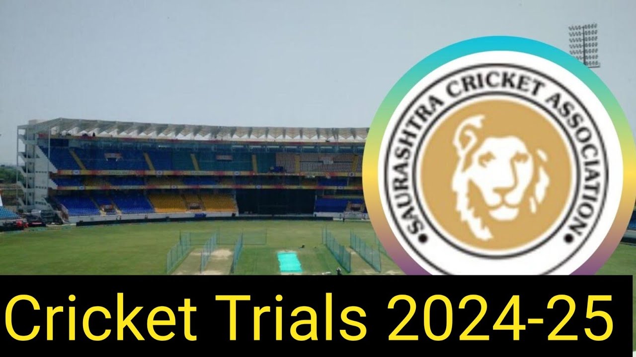 Saurashtra Cricket Trials 2024-25 || Saurashtra District Cricket Trials ...