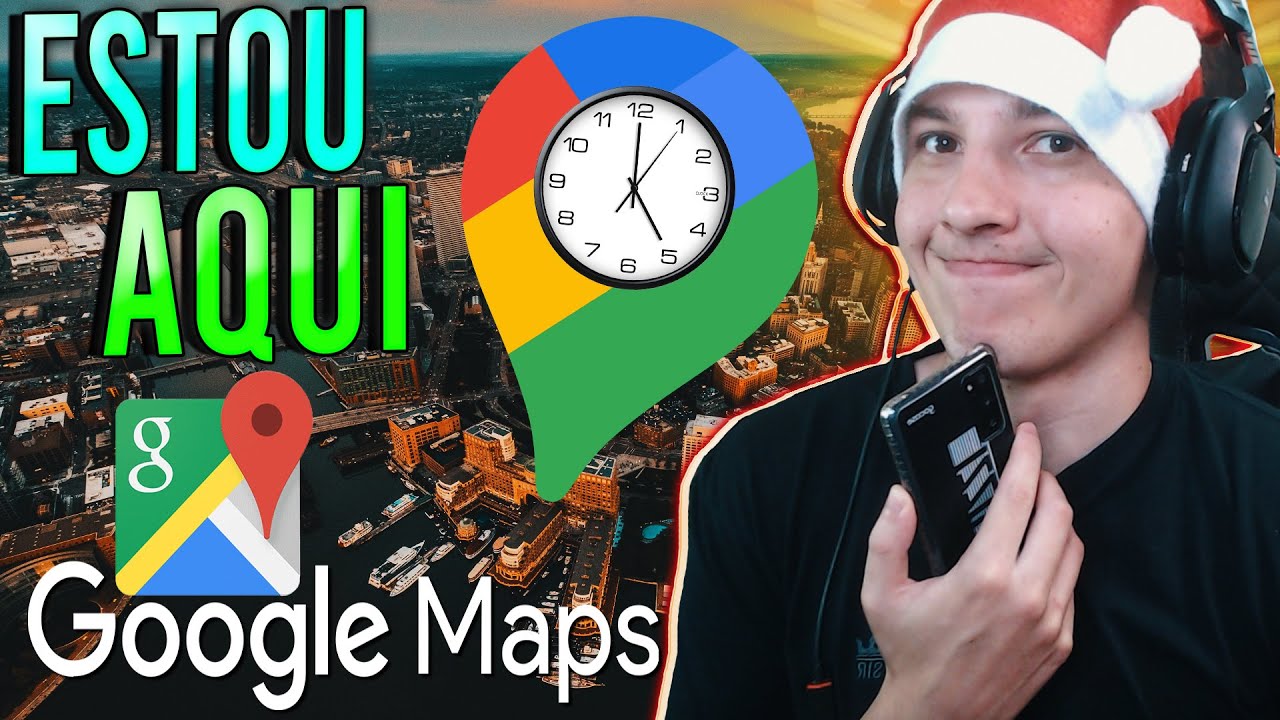 Como compartilhar LOCALIZAÇÃO em TEMPO REAL pelo Google Maps - YouTube