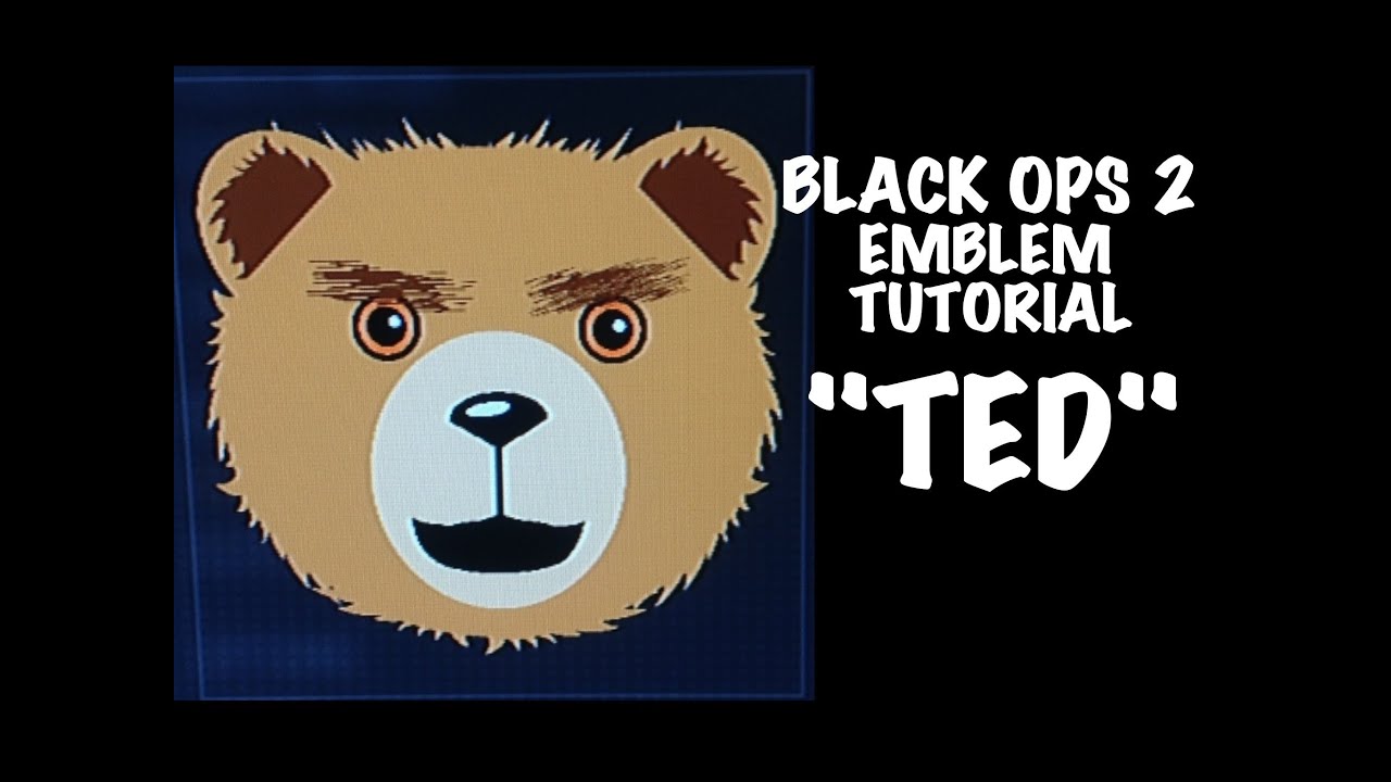 Ted emblem tutorial Black ops 2 - YouTube