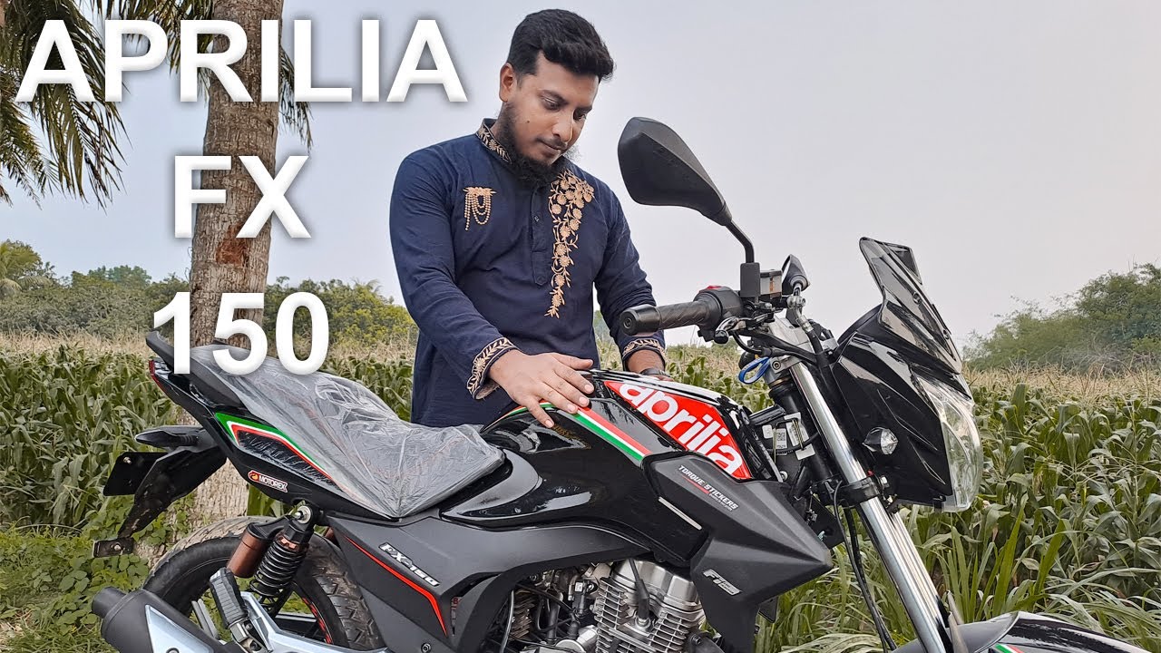 Aprilia FX 150 First Impression Walk Around Review by @BikeinformationBD - YouTube