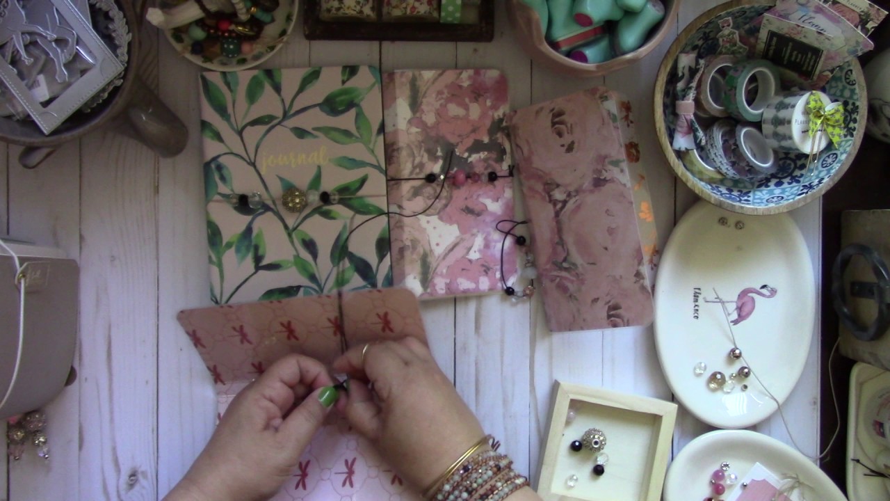 Beaded Elastic Bands for your TN/Journal - YouTube