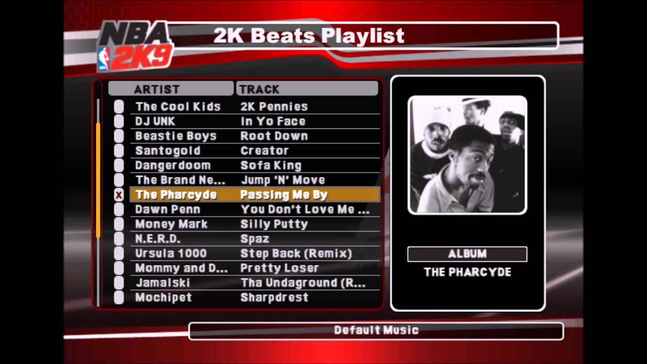 The Pharcyde - Passing Me By (NBA 2K9 Edition) - YouTube